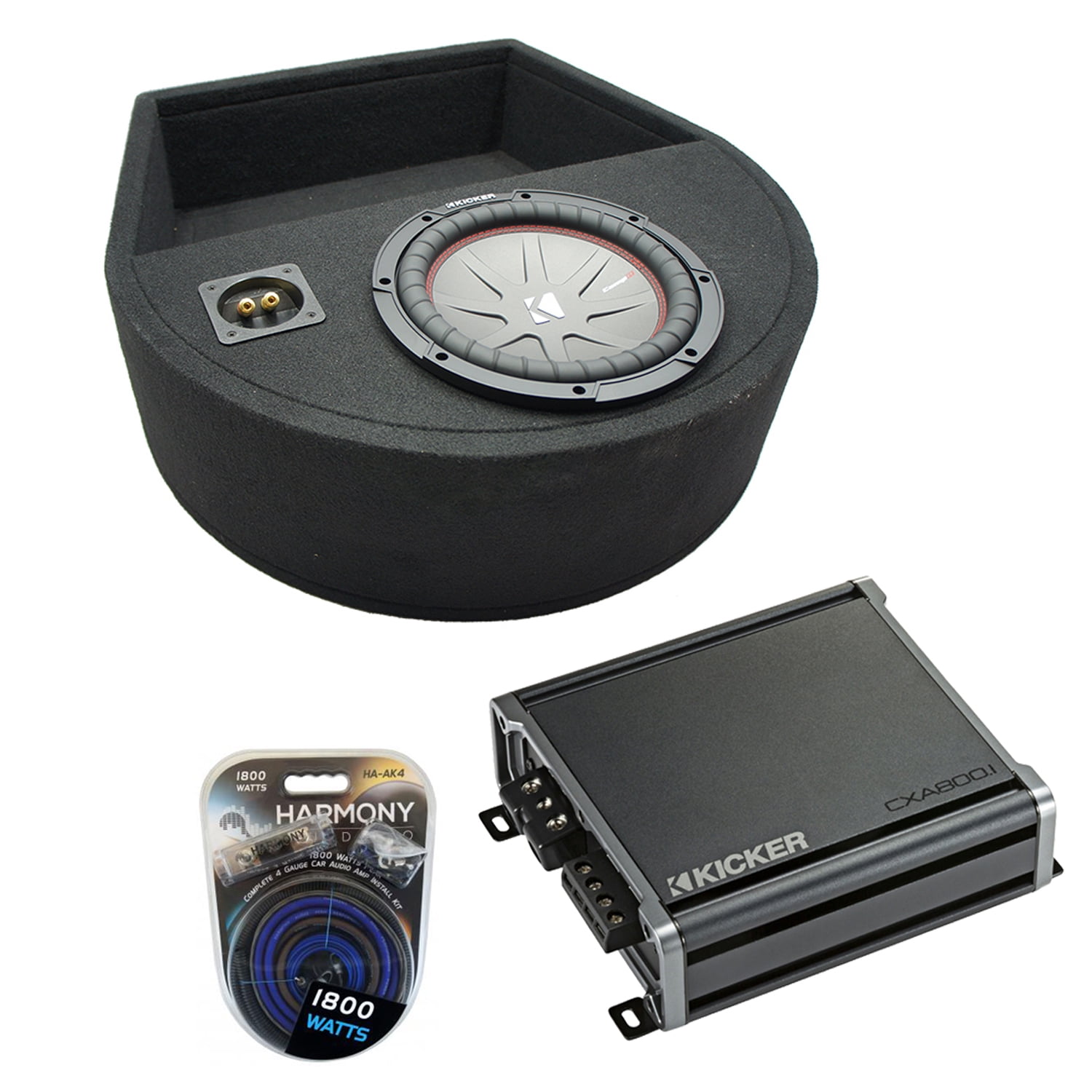 Universal Replacement Spare Tire Kicker CompR CWR10 Single 10 Sub Box ...