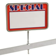 3.5" x 5.5" Blank Rectangular Burst Retail Value Sale Signs Cards / 100 ...