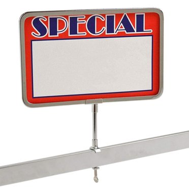 Rectangular Retail Rack 7" x 11" Acrylic Frame Magnetic Sign Holder ...