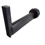 Universal Retaining Wall Block Drain Black 3-Pack - Walmart.com