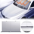 Universal Retractable Car Sunshade Front Windshield for Summer Thermal ...