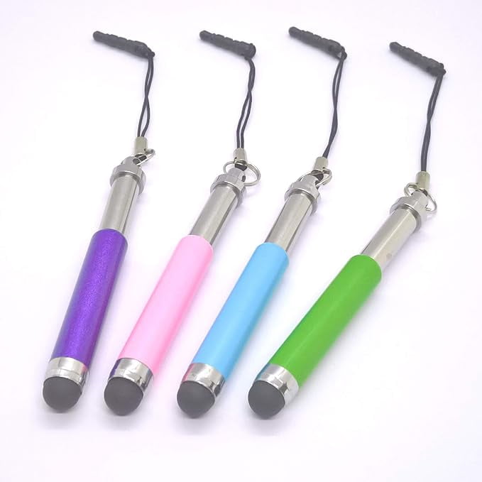 Universal Retractable Mini Short Stylus Touch Pen for Apple Samsung ...