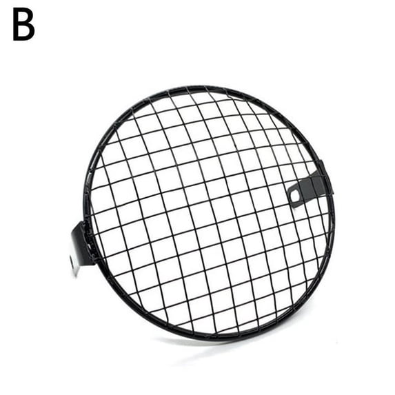 Universal Retro Motorcycle Headlight Lamp Mesh Grille Cover Mask ...