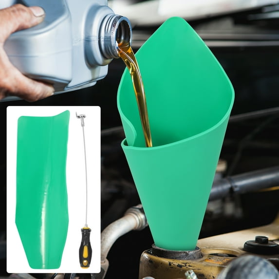 Universal Reusable Magnetic Oil Drain Plug Removal Tool Flexible Funnel ...