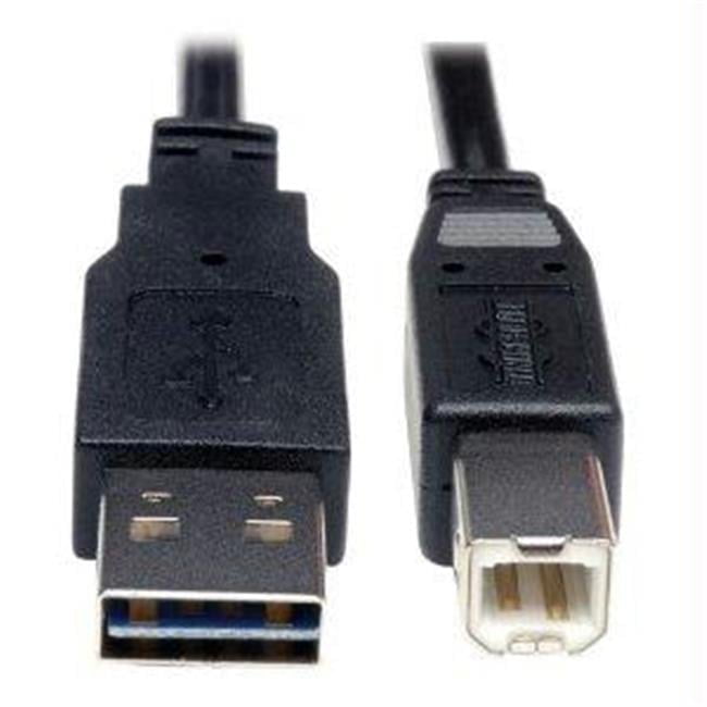 Universal Reversible Usb 2.0 Hi-speed Cable - reversible A To B M-m 10 ...