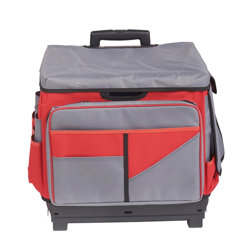 Universal Rolling Cart and Organizer Bag - Red - Walmart.com