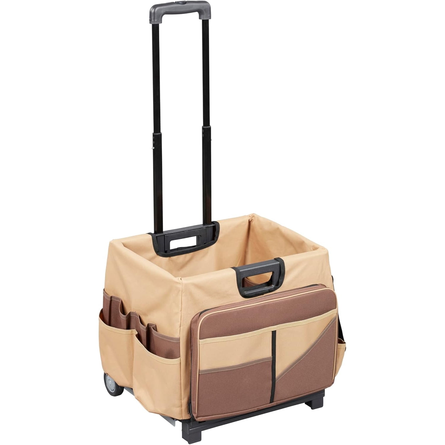 Universal Rolling Cart with Canvas Organizer Bag, Mobile Storage ...