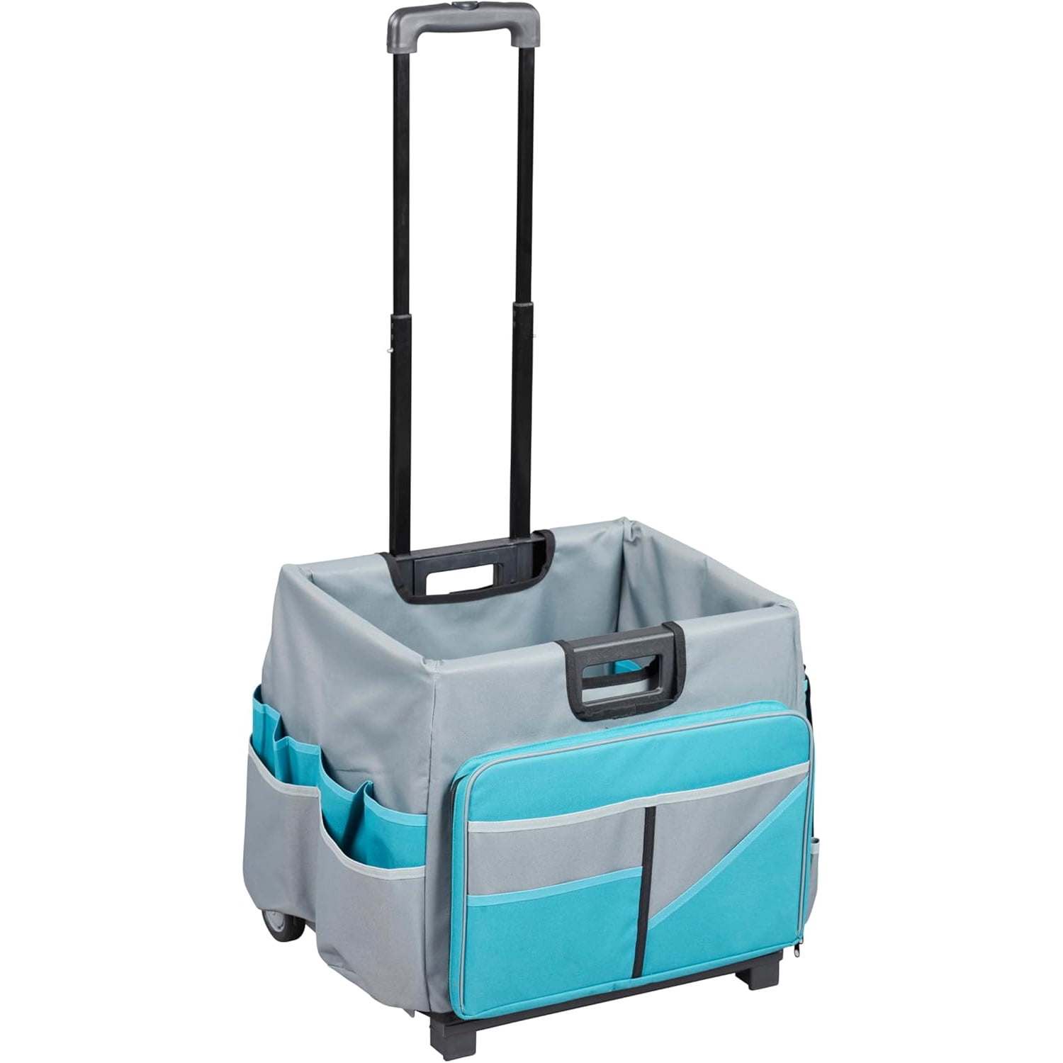 Universal Rolling Cart with Canvas Organizer Bag, Mobile Storage ...
