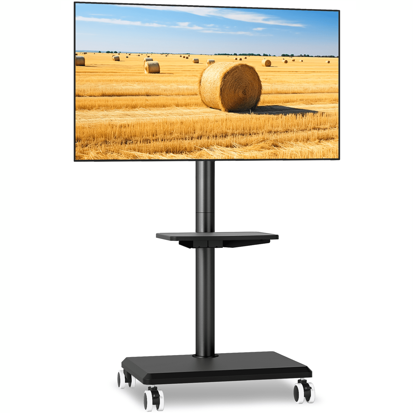 TAVR Furniture Rolling TV Cart Stand with Mount for 32-60 inch Screens ...