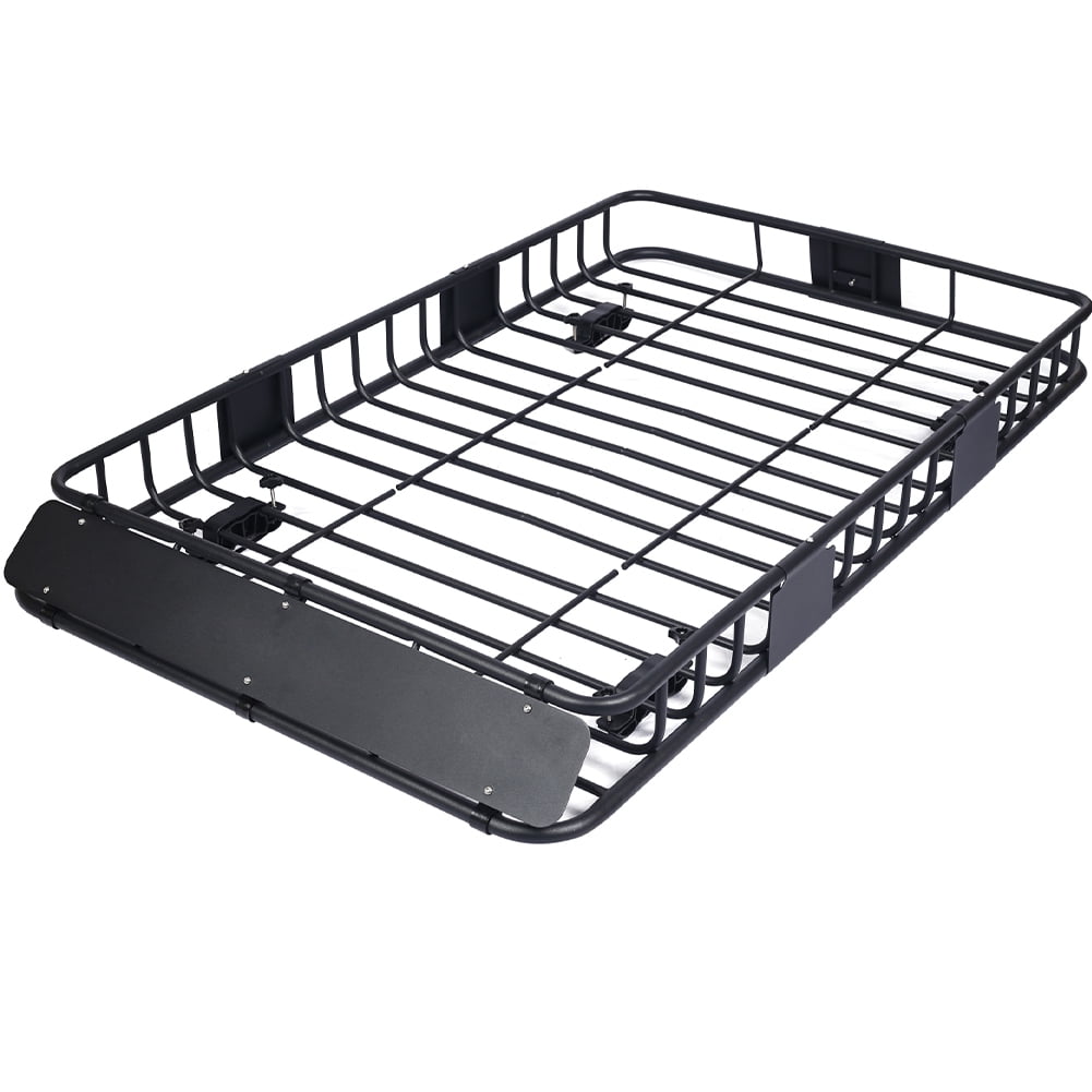 Universal Roof Rack Cargo Carrier Basket Rooftop Luggage Holder Carrier ...