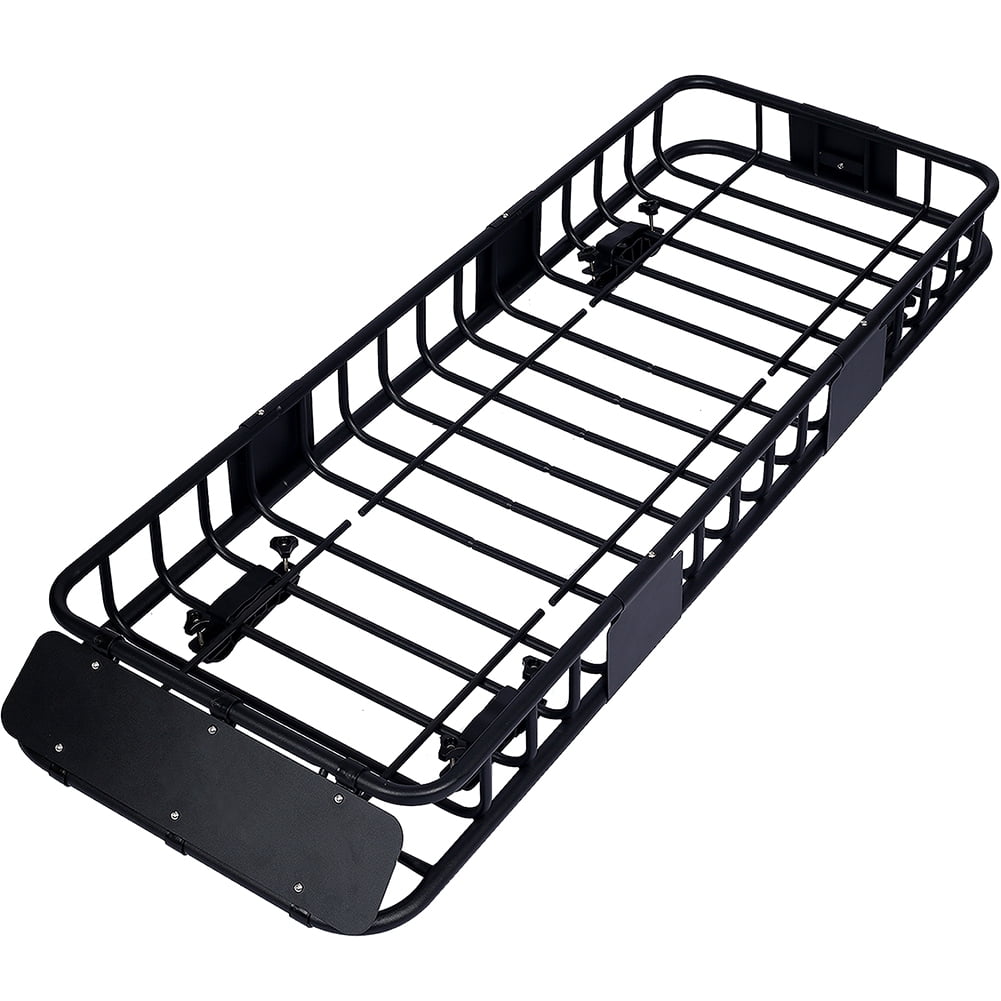 Universal Roof Rack Cargo Carrier Basket Rooftop Luggage Holder Carrier ...
