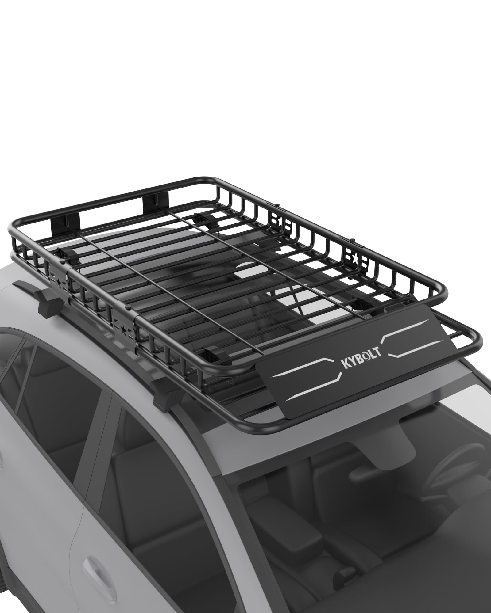 Universal Roof Rack Carrier Basket, 200 Lbs Capacity Car Cargo Rack ...