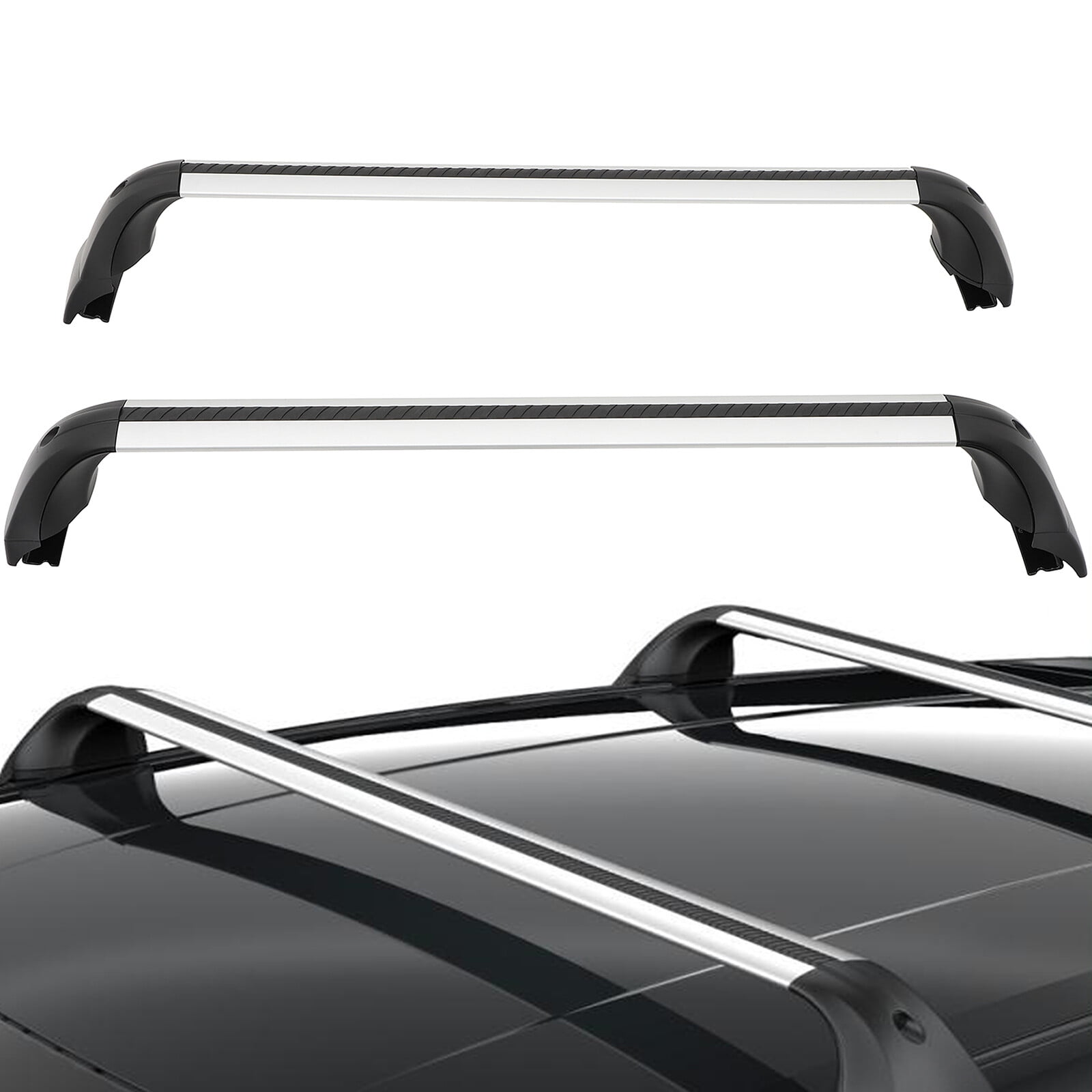 Universal Roof Rack Cross Bars for 2019-2020 Toyota Corolla Hatchback ...