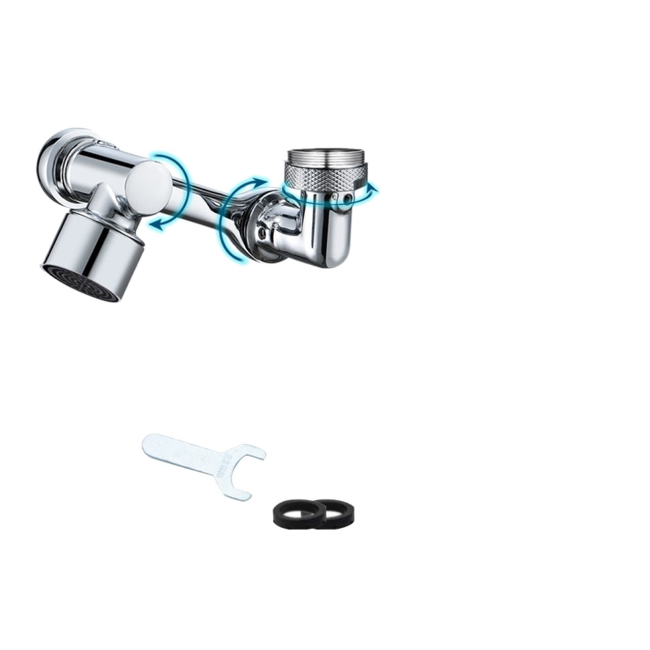 Universal Rotating Faucet Extender 1080 ° Robotic Arm Swivel Extension ...