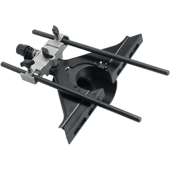 Universal Router Edge Guide with Dust Collection Fine Adjustment Vacuum Adaptor (DW6913 ...