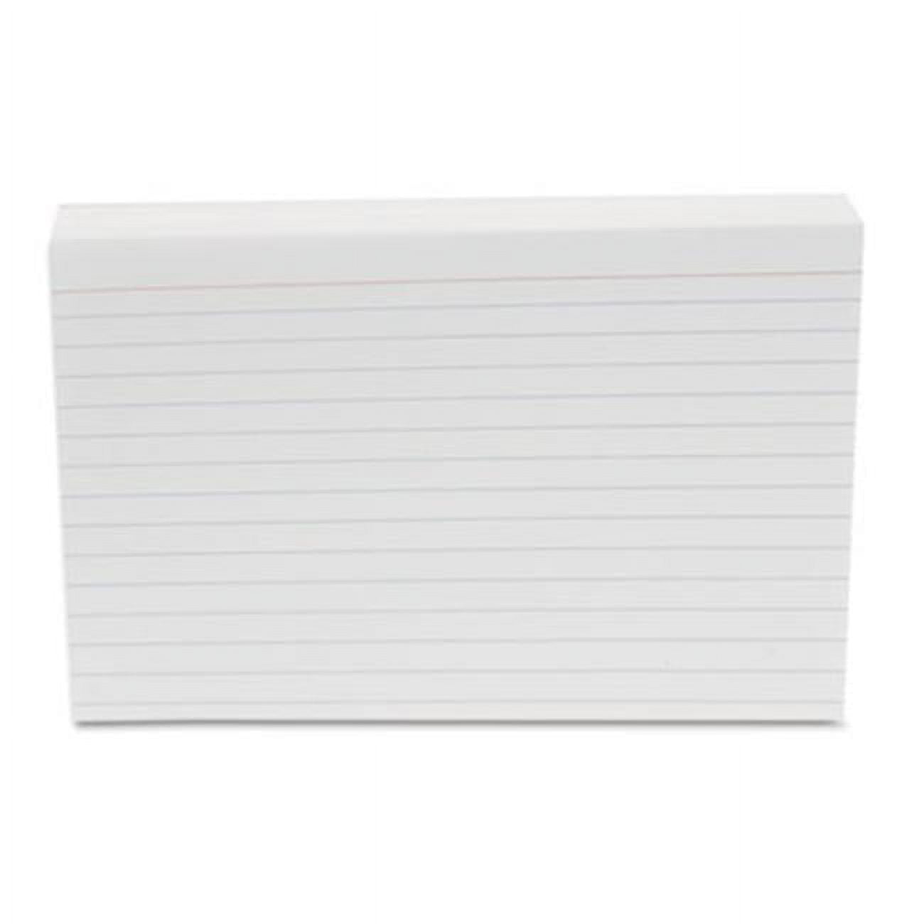 Universal Ruled Index Cards- 4 x 6- White- 500-Pack - Walmart.com