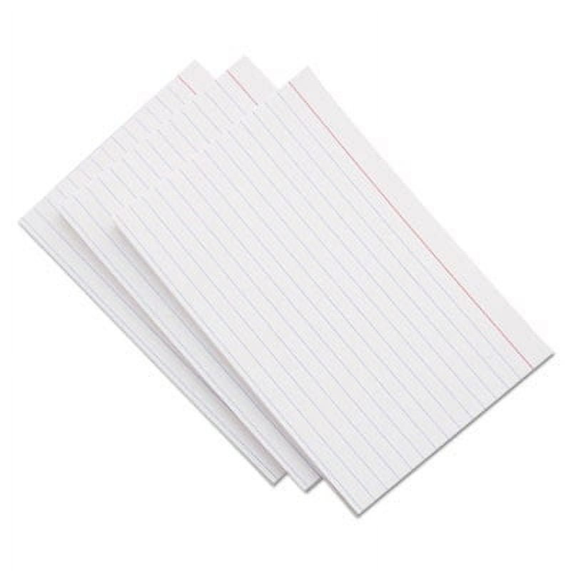 Universal Ruled Index Cards Note Pack, 5 x 8, White, 500/Pack - Model ...