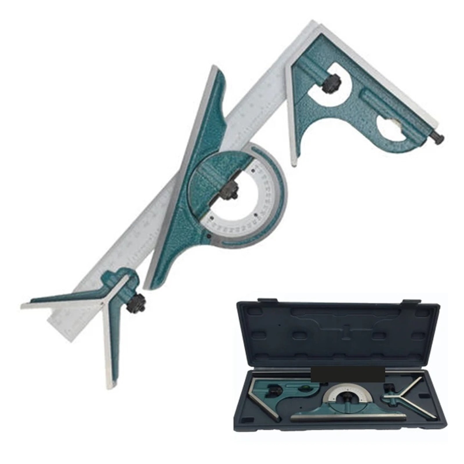 Universal Ruler Set Combination Square Protractor Esquadro Right Angle ...