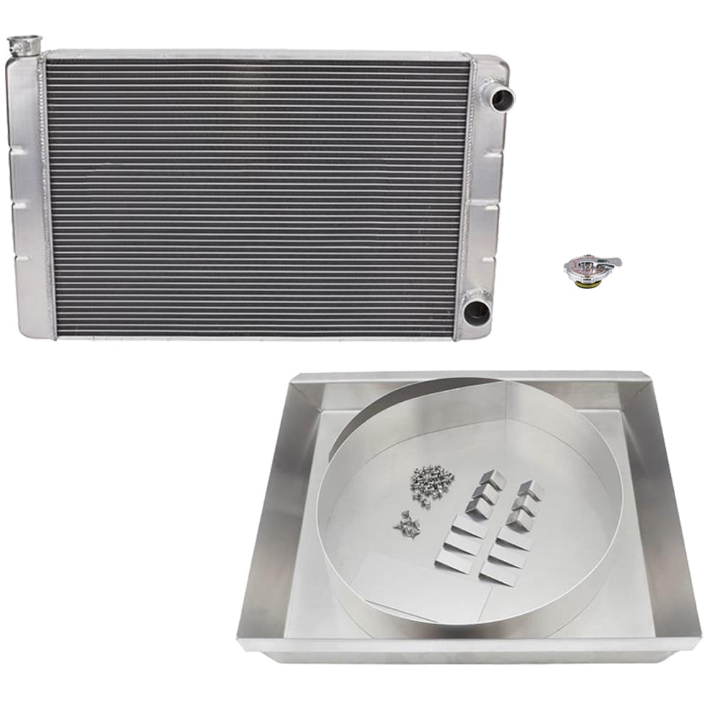Universal SBC Double Pass Radiator Kit w/Fan Shroud, 28 Inch - Walmart.com
