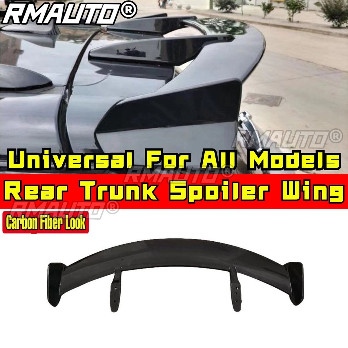 Universal SUV Hatchback Rear Trunk Spoiler Car Tail Wing Rear Wing ...