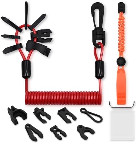 Universal Safety Boat Kill Switch Lanyard, Emergency Engine Stop Cord ...