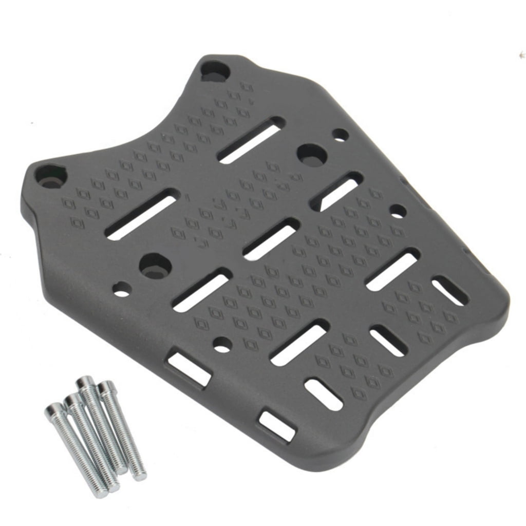 Universal Scooters Rear Rack Aluminum Top Box Base Plate Rear Luggage ...