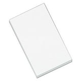 Universal Small Writing Scratch Pads, Unruled, 3 x 5, White, 100 Sheets ...