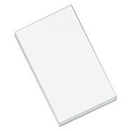 Universal Small Size Writing Scratch Pads, Unruled, 4 x 6, White, 100 ...