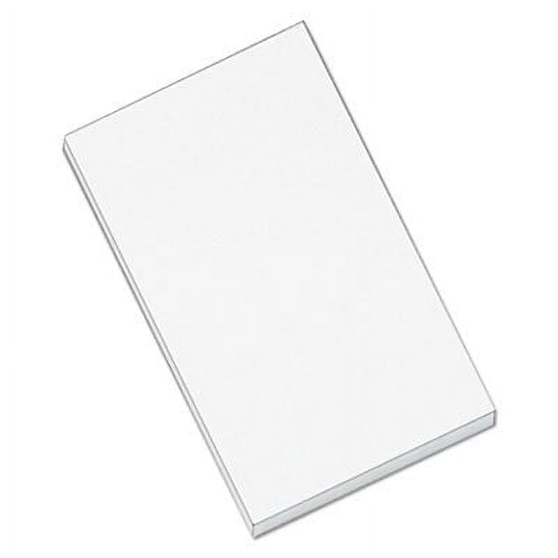 Universal Small Writing Scratch Pads, Unruled, 3 x 5, White, 100 Sheets ...