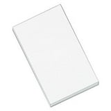 Universal Small Writing Scratch Pads, Unruled, 3 x 5, White, 100 Sheets ...