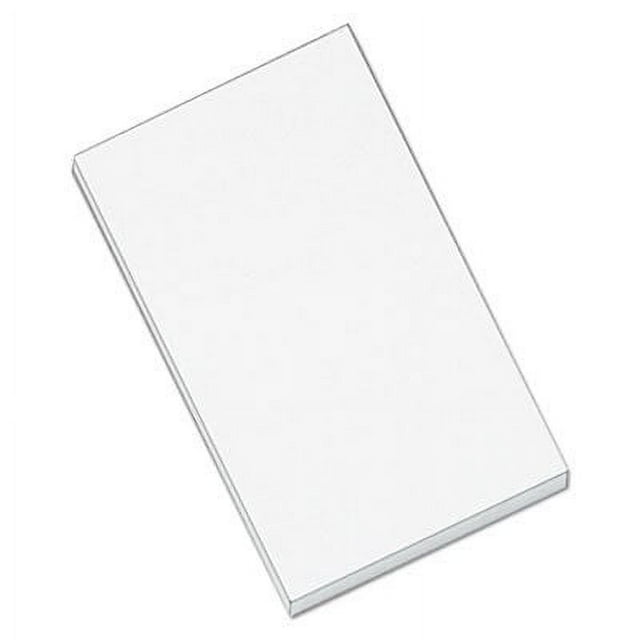 Universal Small Writing Scratch Pads, Unruled, 3 x 5, White, 100 Sheets ...