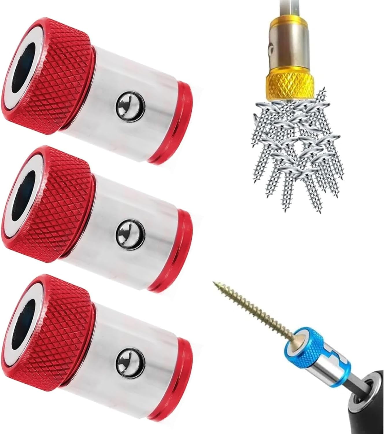 Universal Screwdriver Head Magnetic Ring, Magnetizer Screw Removable ...