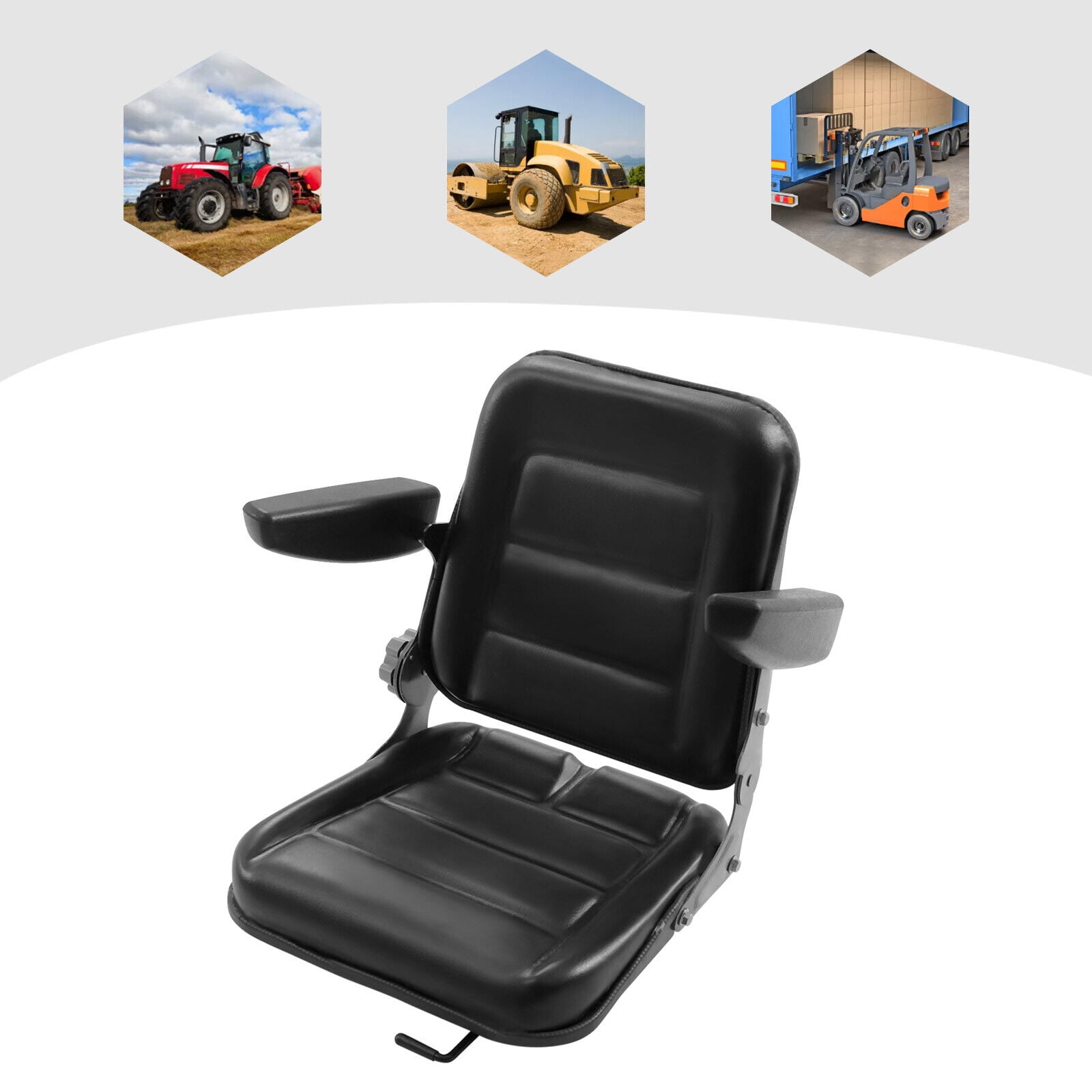 Universal Seat for Forklift, Garden Tractor, Lawn Mower Adjustable ...