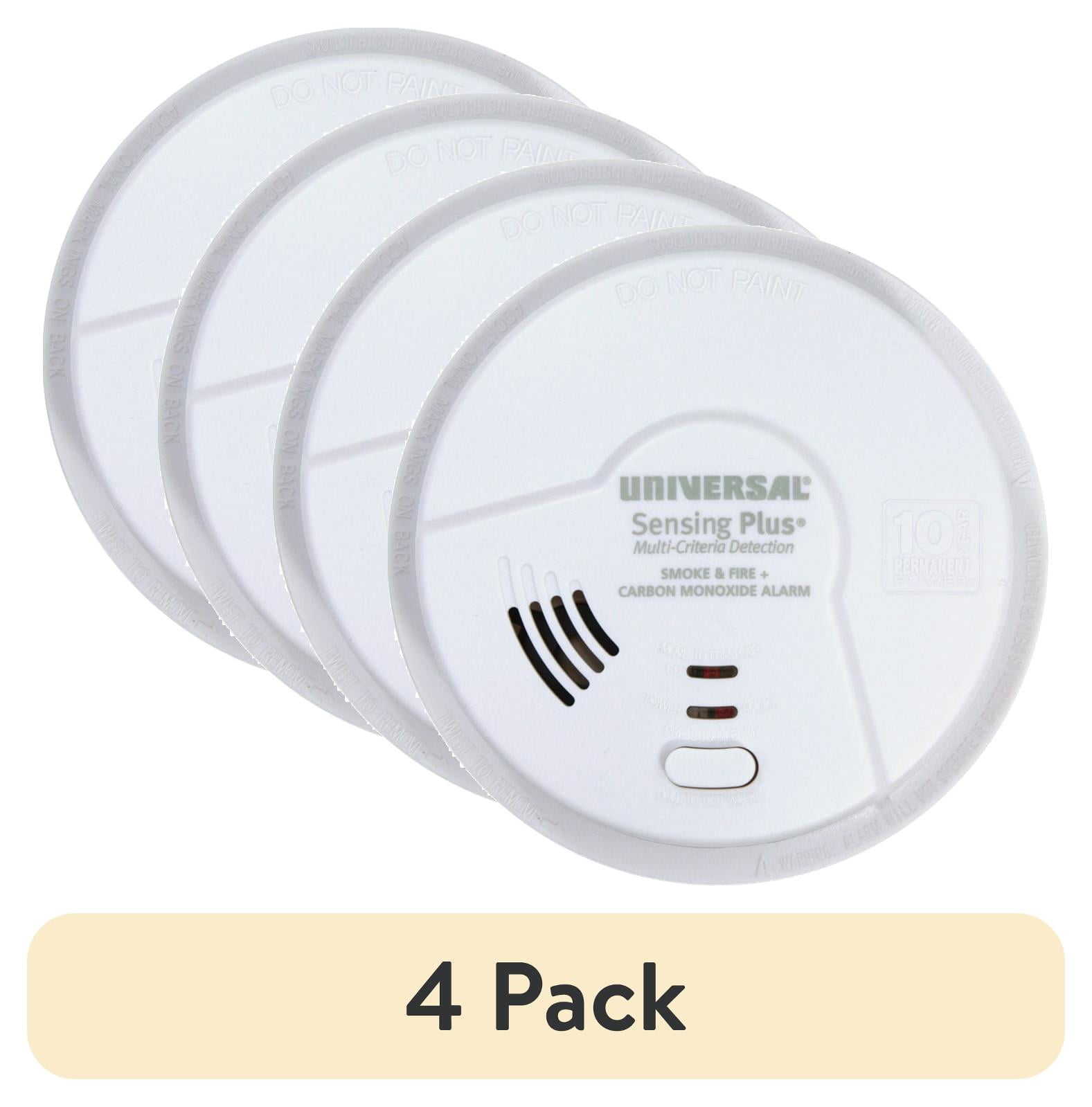 (4 pack) Universal Security Instruments Sensing Plus AMICH3511SC Combo Smoke, Fire & Carbon ...