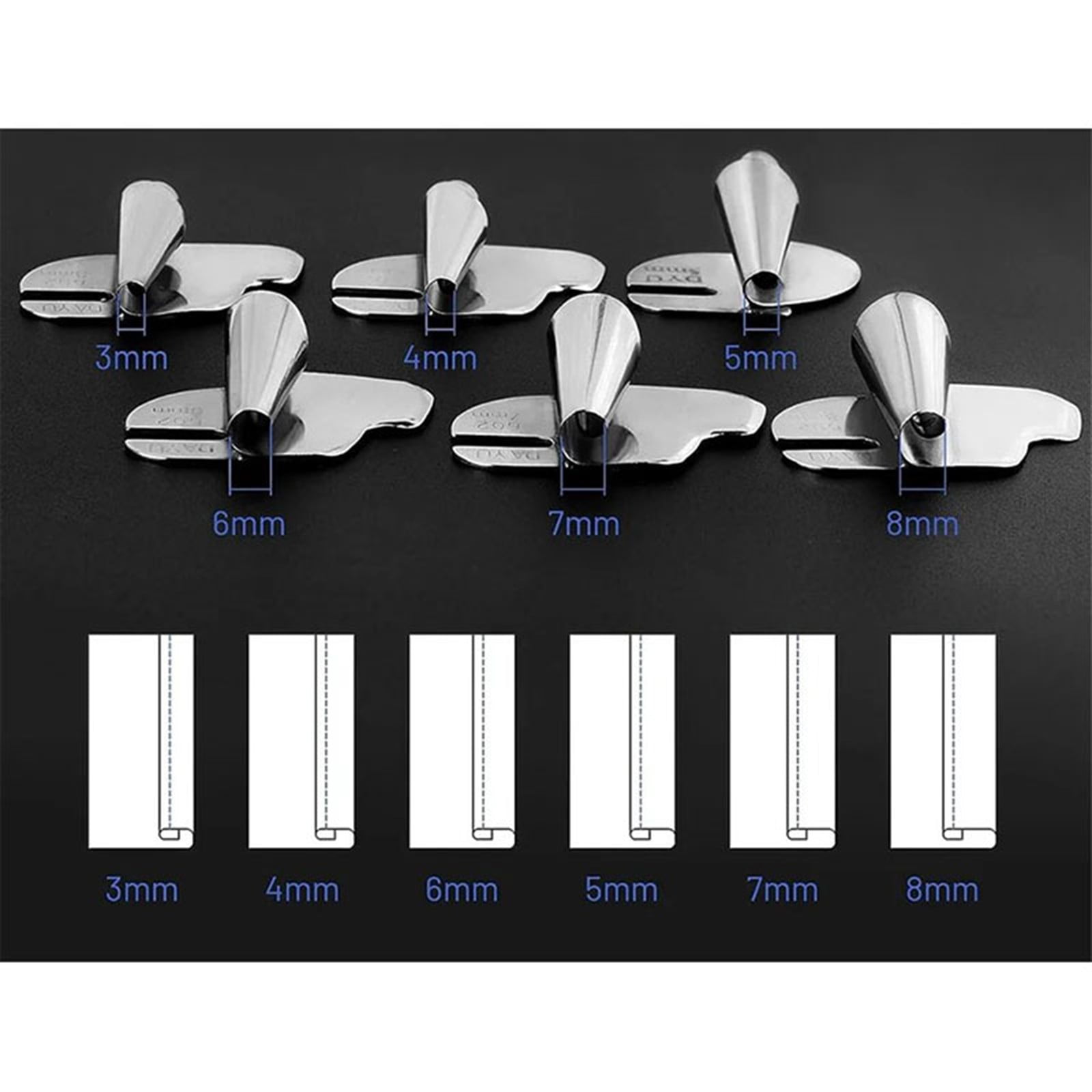 Universal Sewing Rolled Hemmer Foot Set Wide Rolled Hem Pressure Foot ...