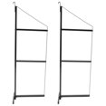 Universal Shipping Container Shelving Shelf Bracket Wall Mounting Black ...