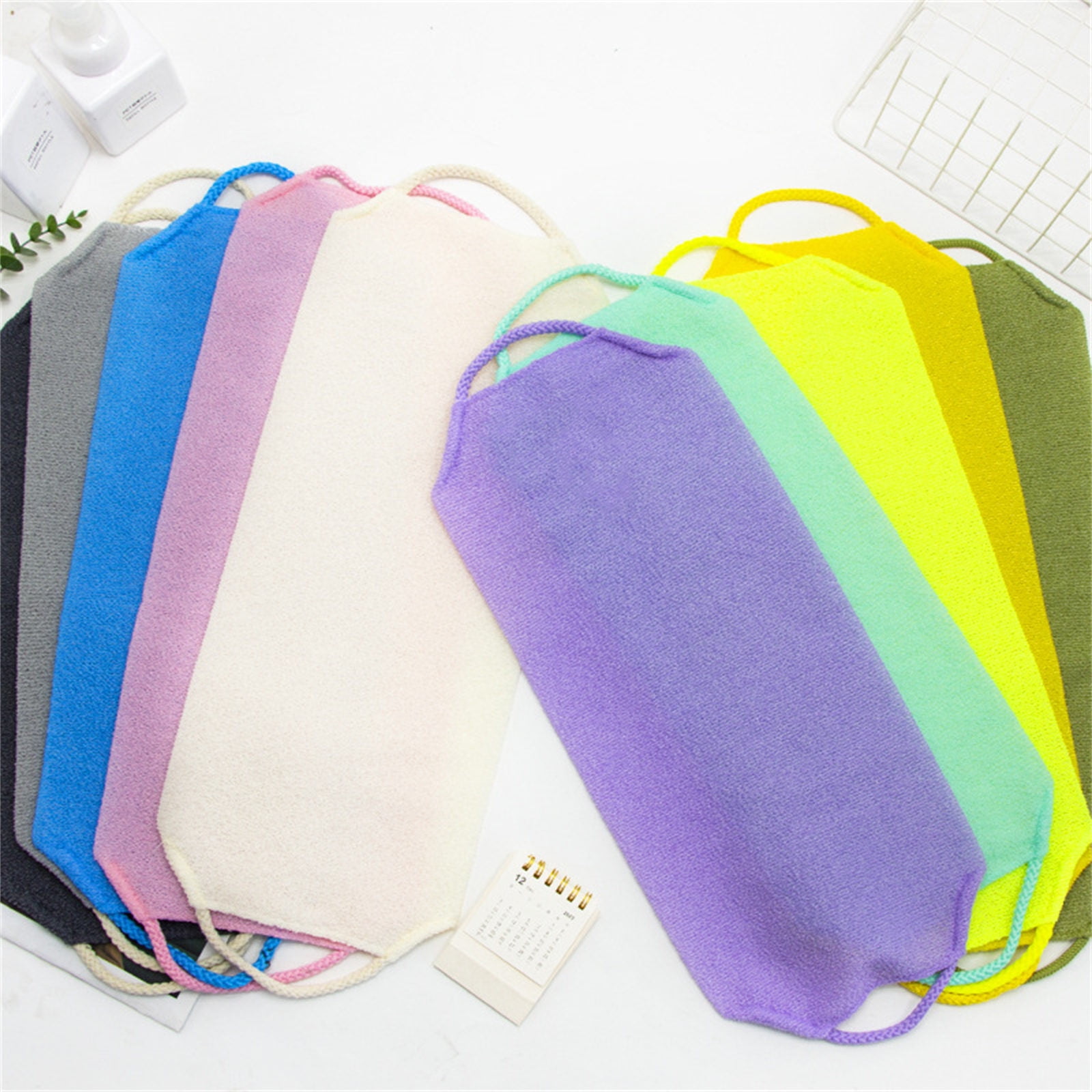 Universal Shower Back Scrubber Towel for Men and Women | Exfoliating ...