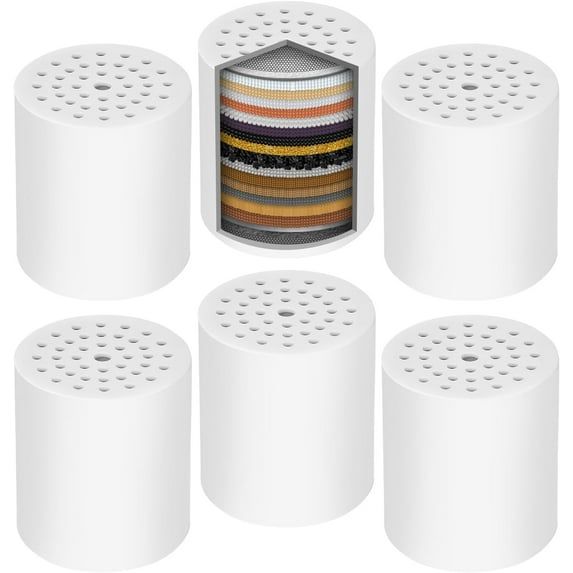 Universal Shower Filter Replacement , 6 20 Stage Shower Filter for Hard ...