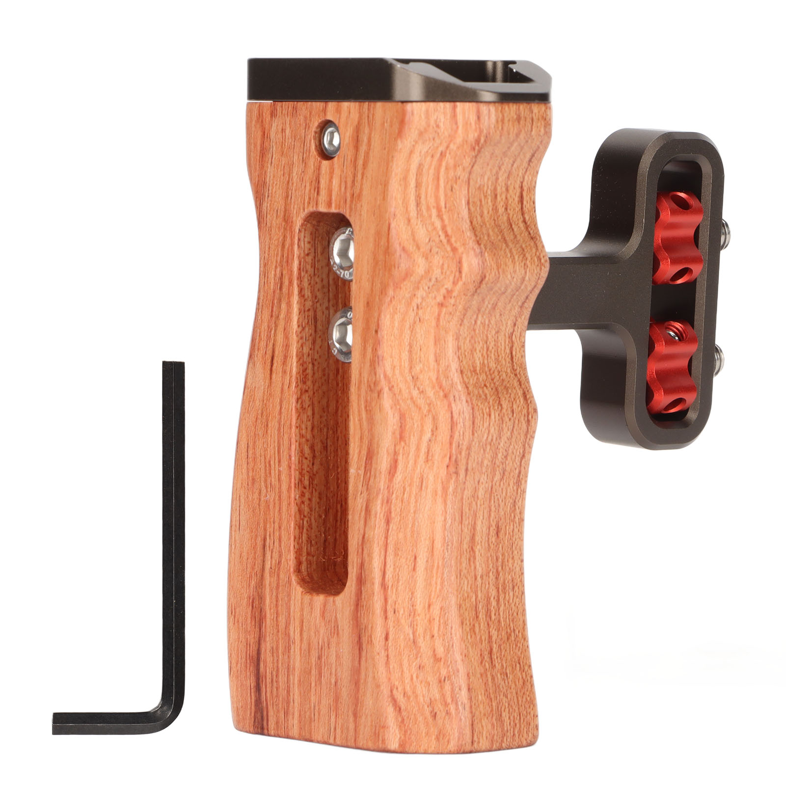 Universal Side Wooden Handle Grip Natural Adjustable Brazilian Wood ...