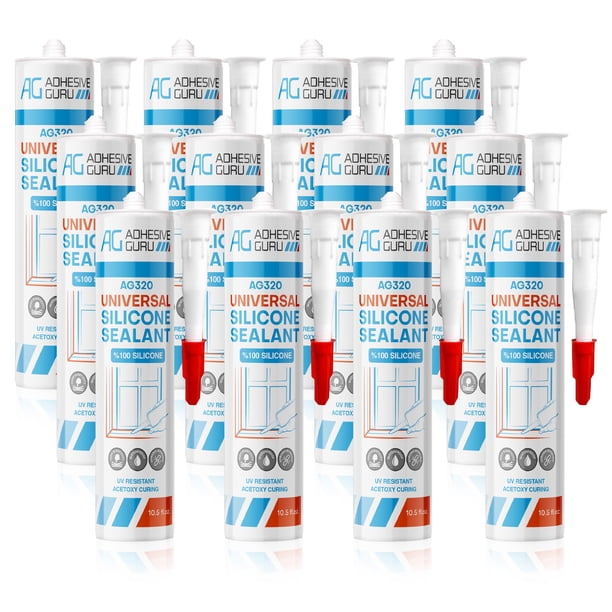 Universal Silicone Adhesive Sealant Fast Cure, Semi Permanent Flexible ...