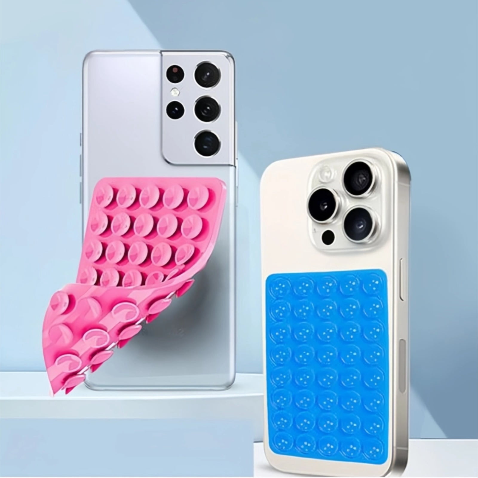 Universal Silicone Phone Holder Adhesive and Suction Cup - 24 Mini ...