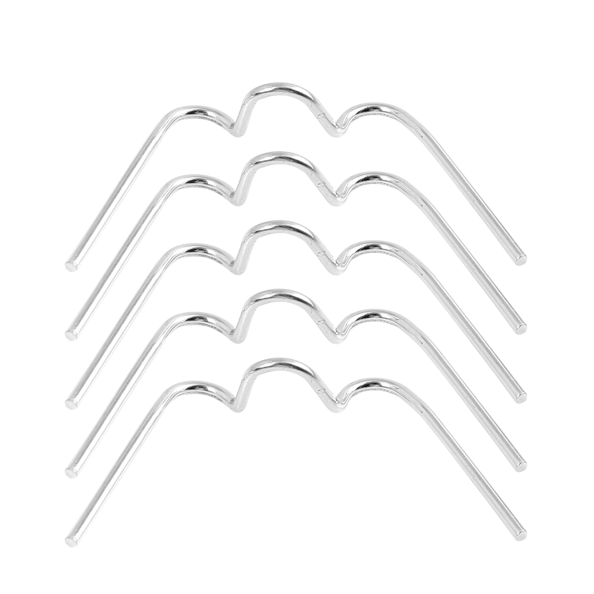 Universal Silver Tone Replacement Motorcycle Fastener Spring Clip for ...