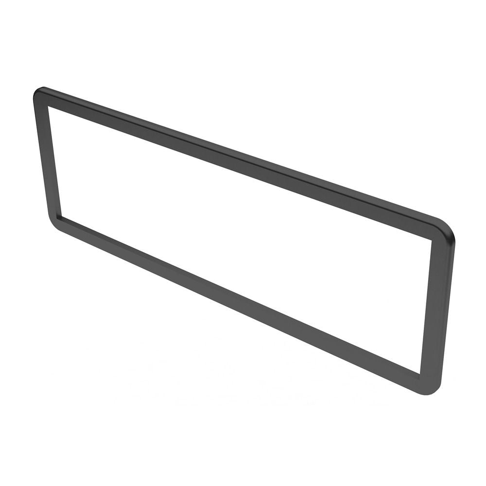 Universal Single DIN Car Stereo Radio DIN Trim Ring with 1/2" Border ...