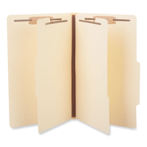 Universal Six-Section Classification Folders, 2" Expansion, 2 Dividers ...
