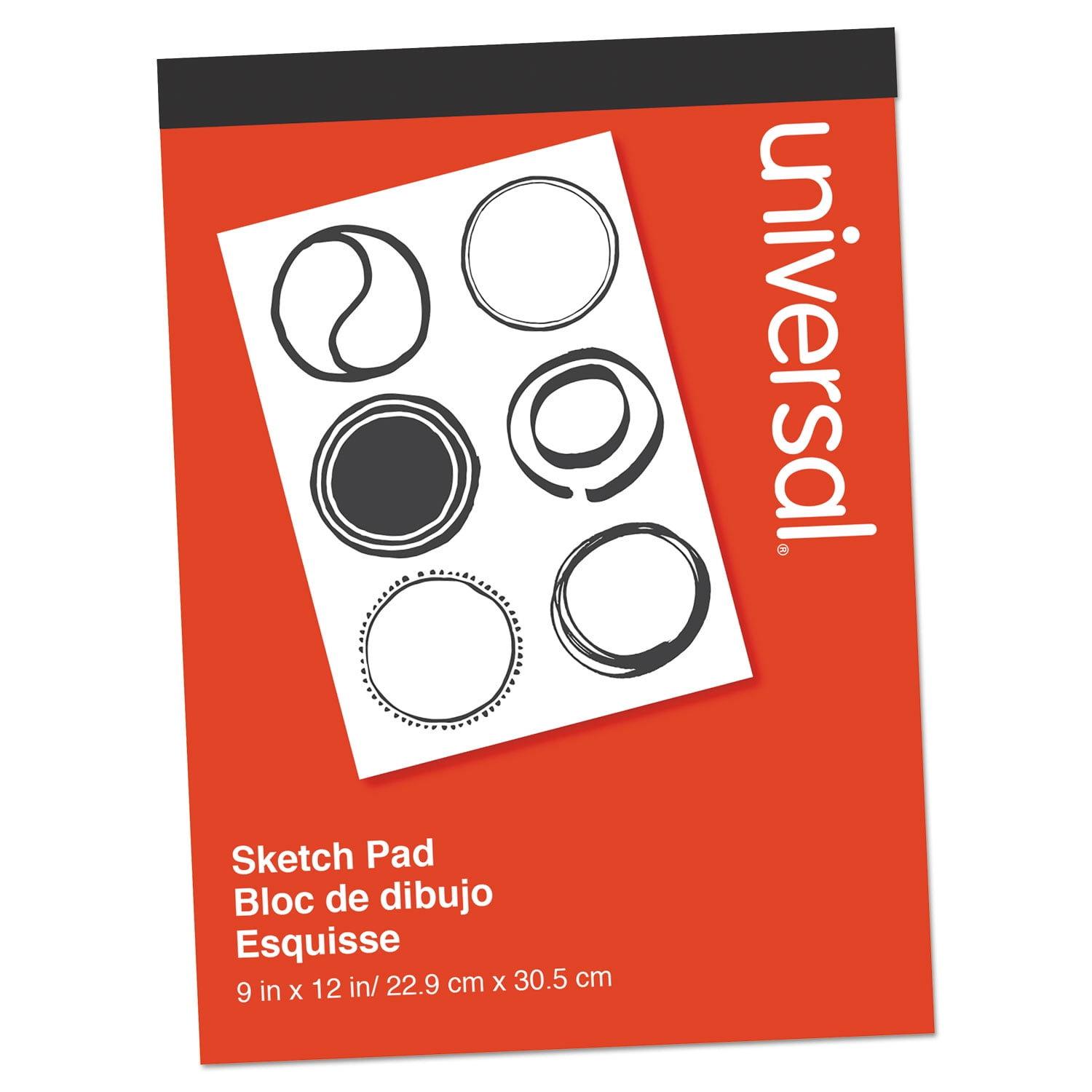 Universal Sketch Pad, 160 Lb, 9 X 12, White, 70 Sheets - Walmart.com