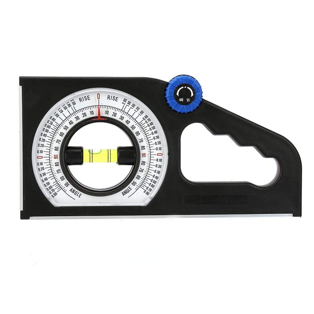 Universal Slope Angle Meter, Dual-Scale Rotary Pitch Finder with Level ...