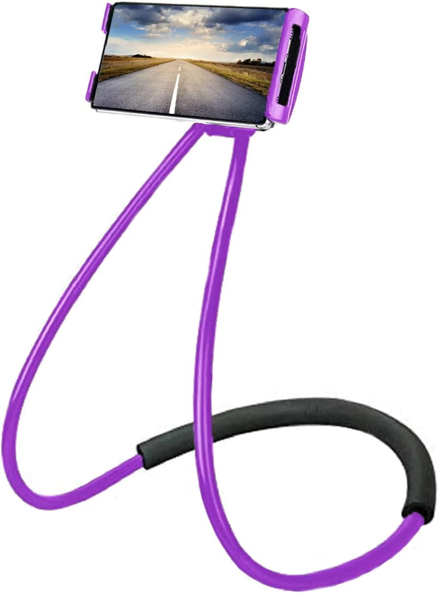 Universal Smart Mobile Phone Stand,Hanging on Neck Cell Phone Mount ...