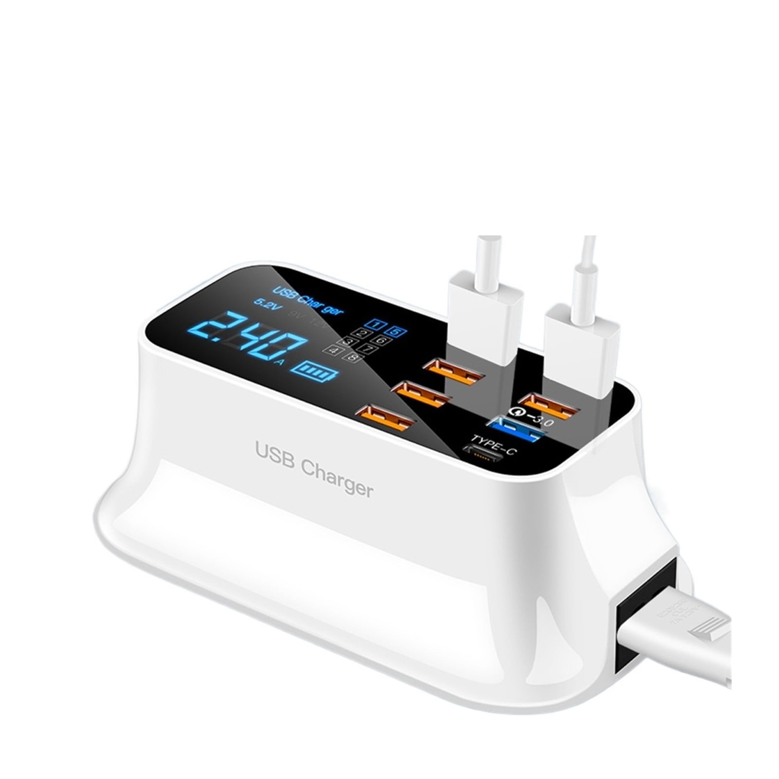 Universal Smart USB Charger Phone Holder Wall Adapter Fast Charge ...