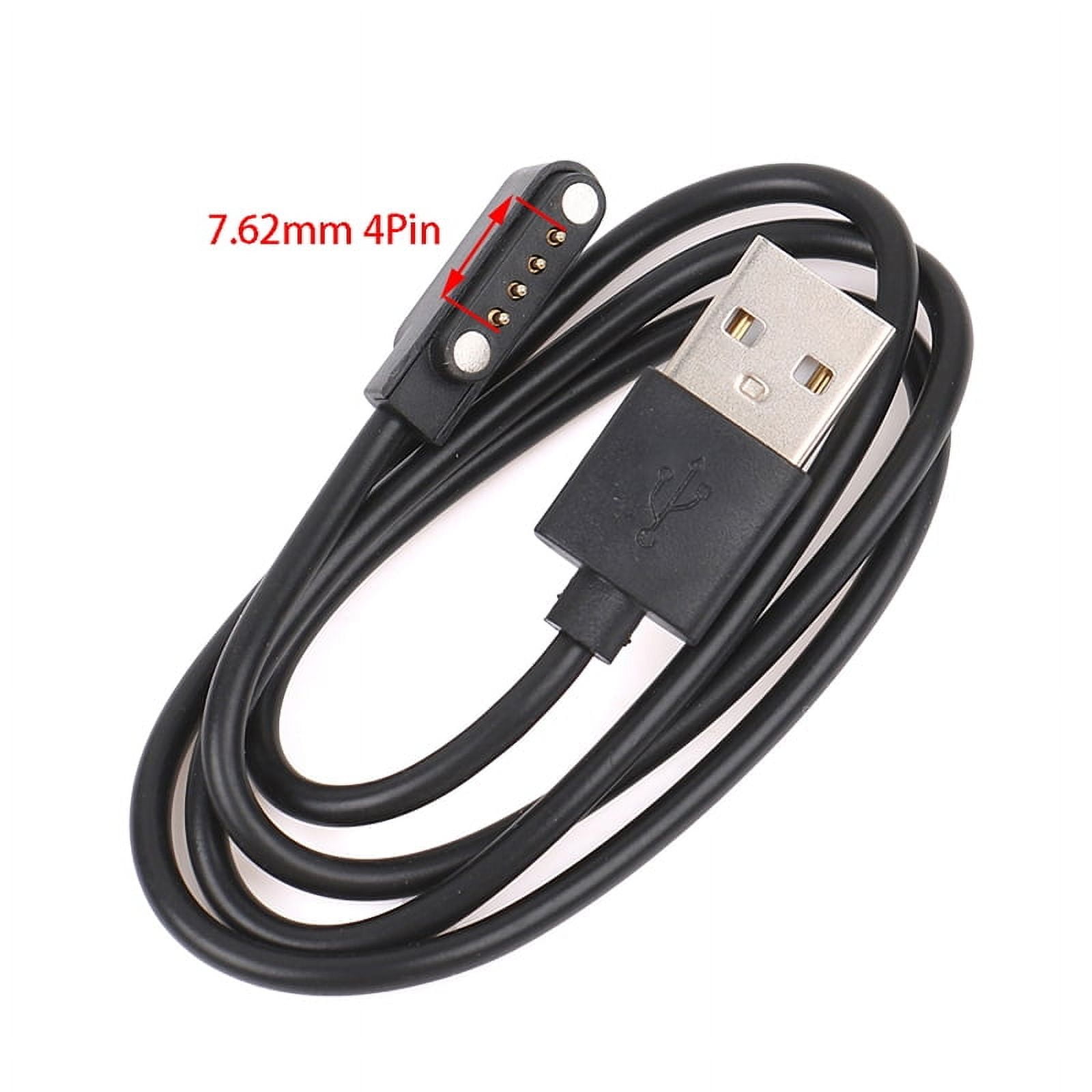 Universal Smart Watch Charger Cord Magnetic Charging Cable 2 Pin 4 Pin ...