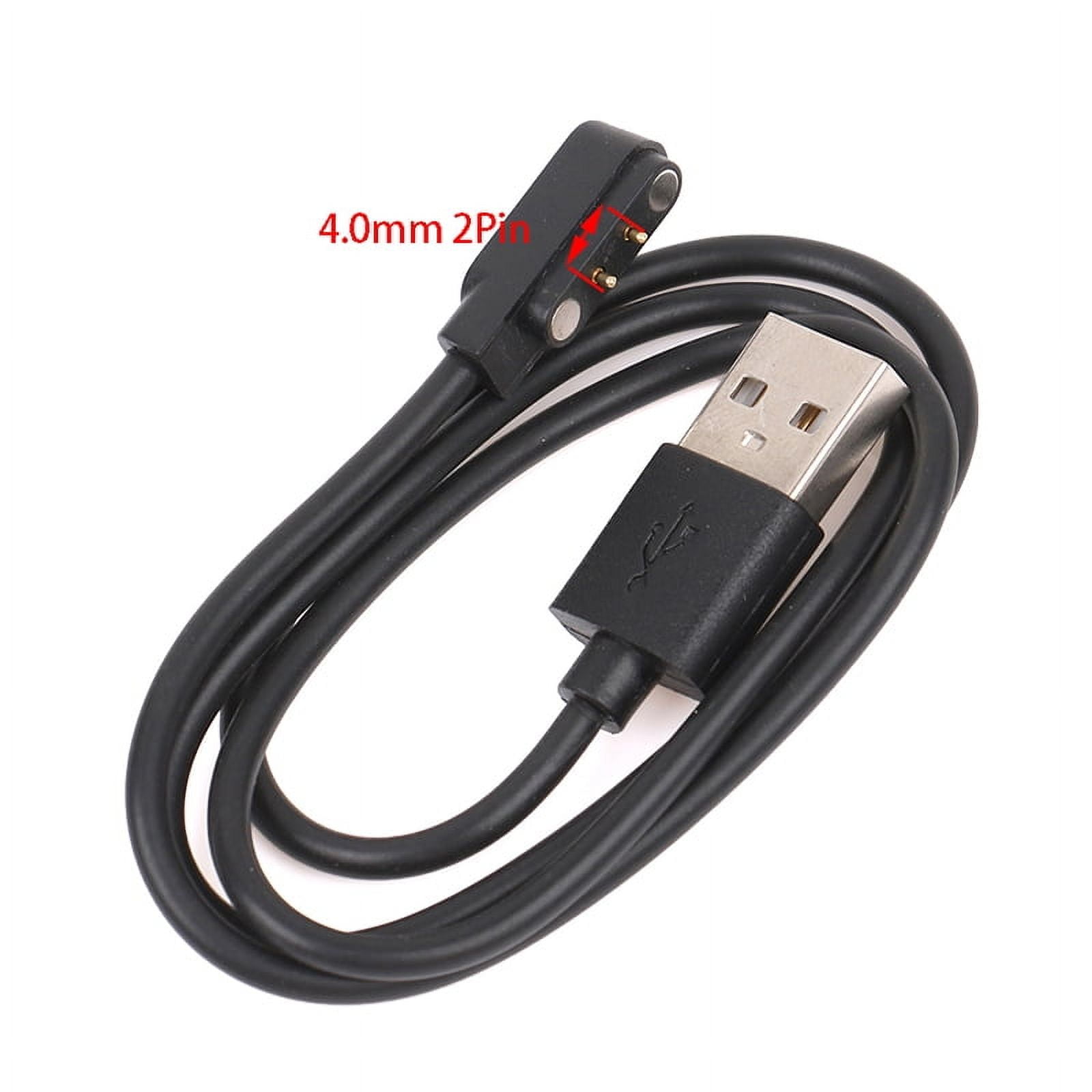 Universal Smart Watch Charger Cord Magnetic Charging Cable 2 Pin 4 Pin ...